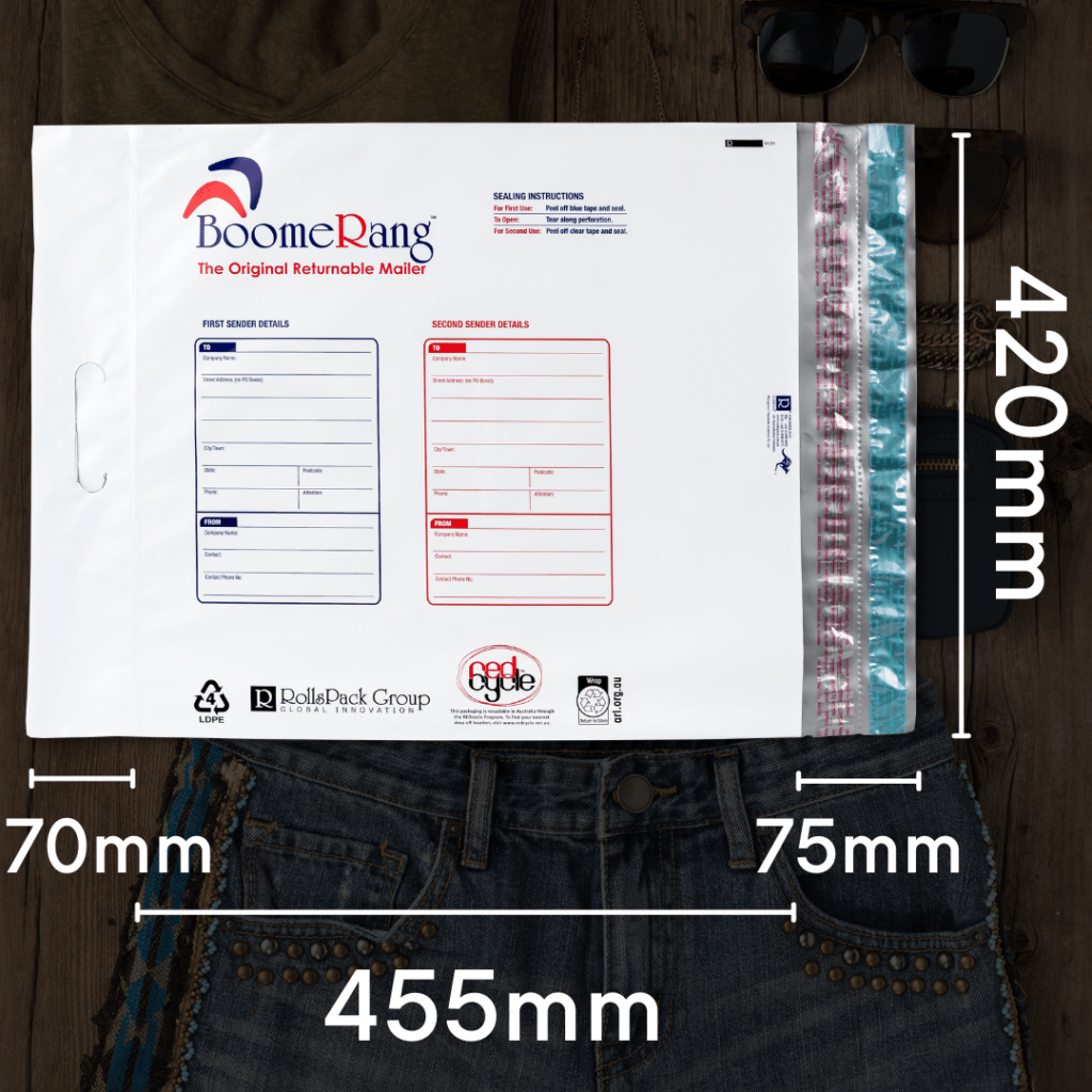 RollsPack - Boomerang Returnable Mailers - Buy Online